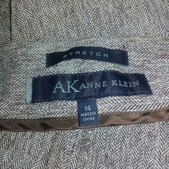 Anne Klein | Pants & Jumpsuits | Anne Klein Stretch Brown Pants Size 4 ...
